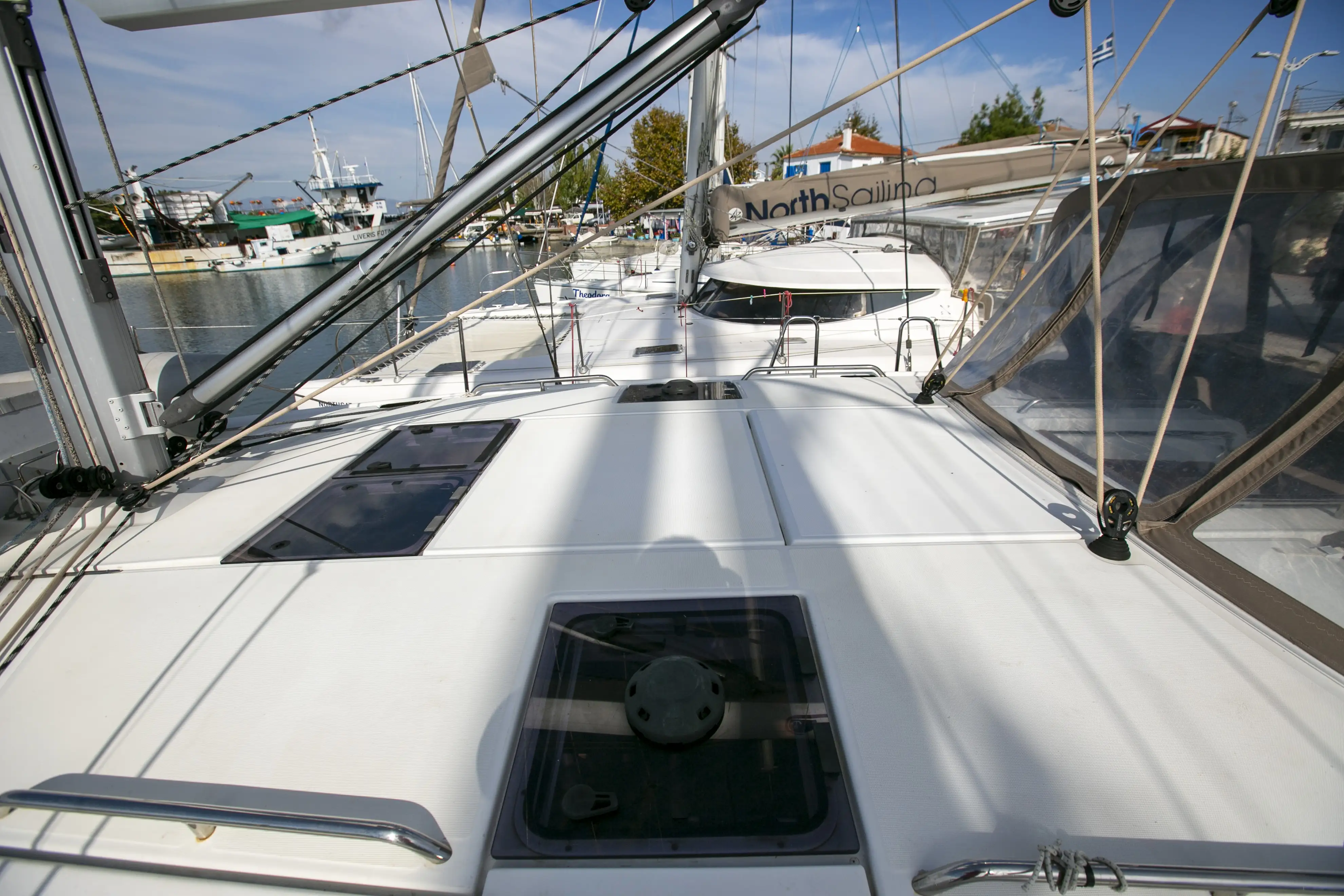 Rental of Sailboat Jeanneau 54 | with GEN, A/C, inverter, solar panels ...